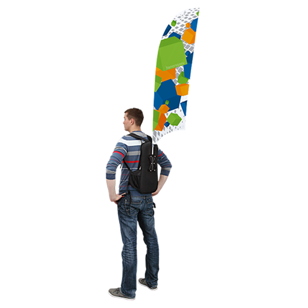 Backpack Flags for Advertising | Vispronet